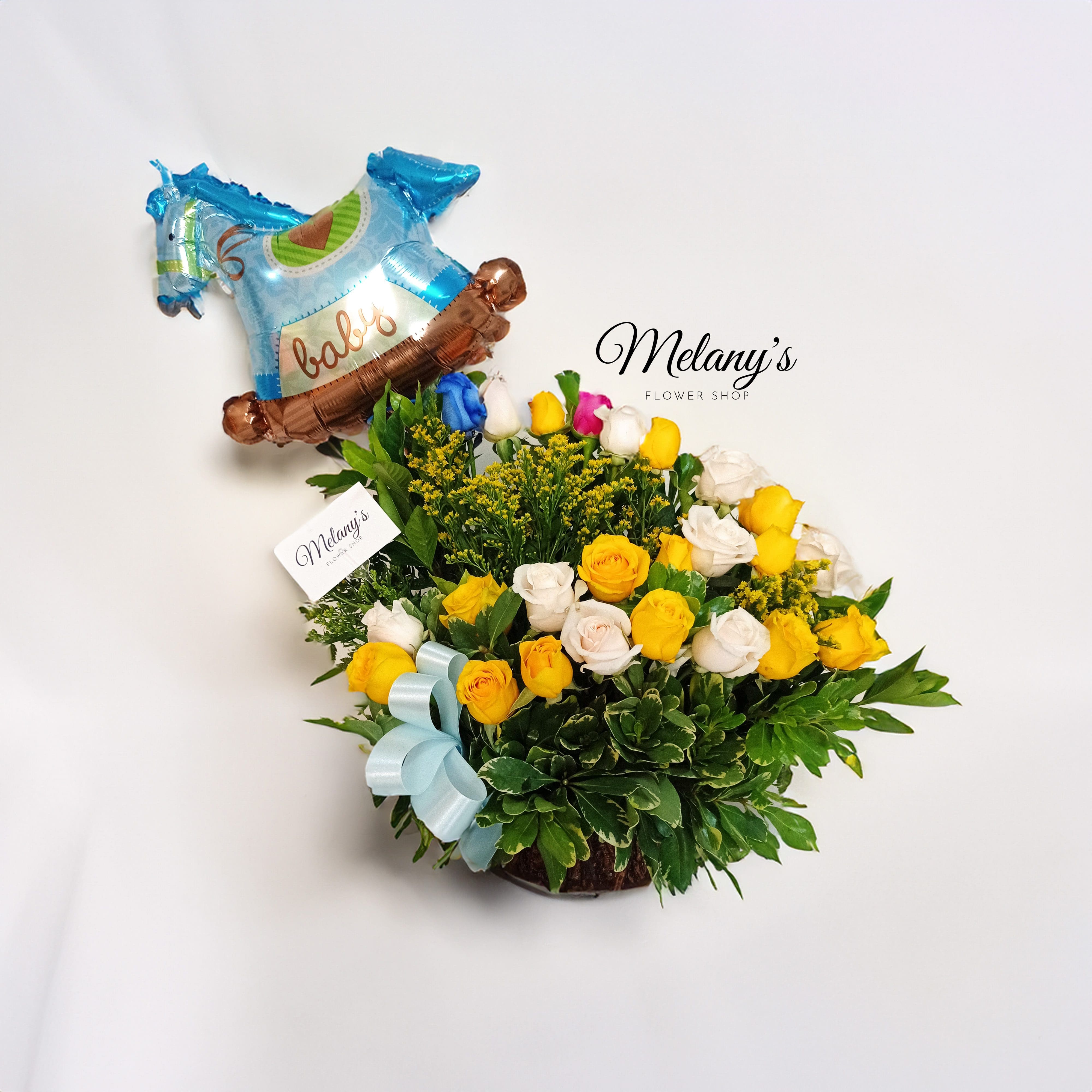 Baby boy GLOGO DE BEBÉ GRATIS – Melany's Flower Shop